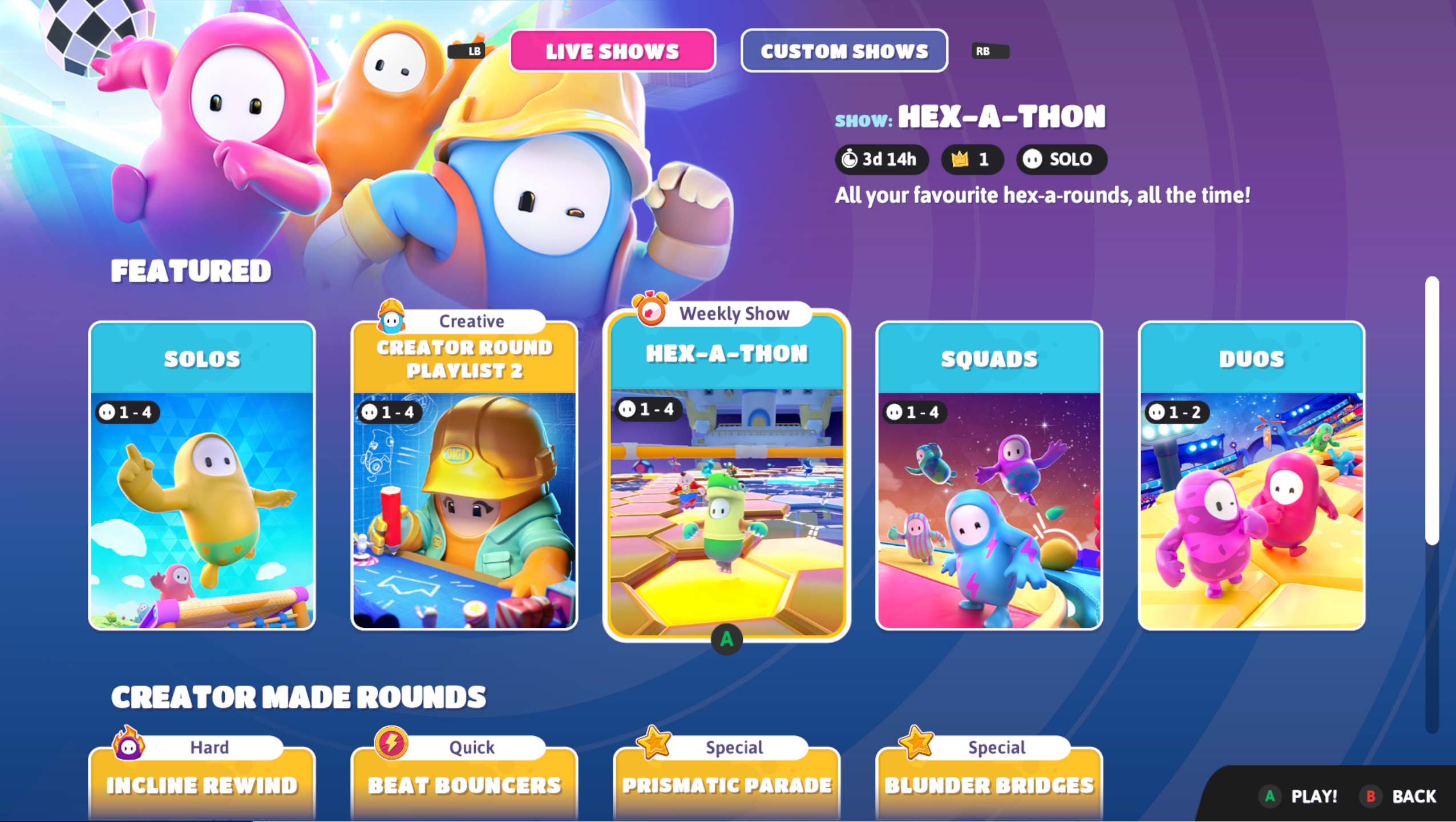 BIT 175 Individual Project - Fall Guys Tips and Tricks: Modes